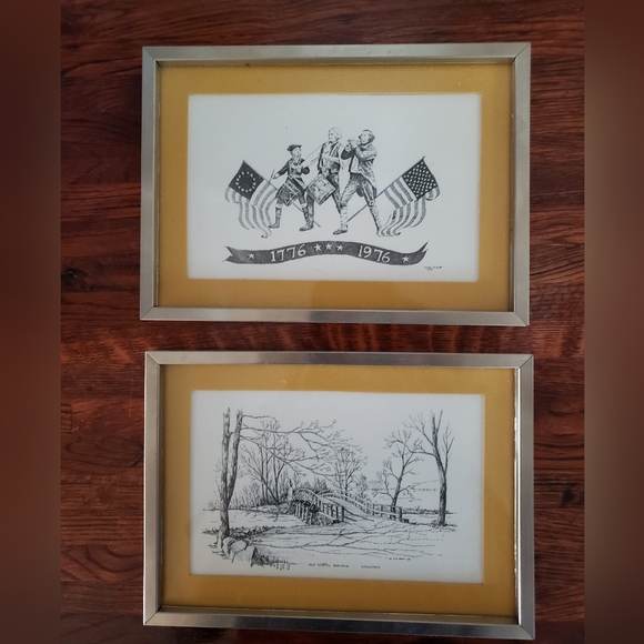Goff Prints | Wall Decor | Vintage Goff Prints Set Of 2 Old North ...